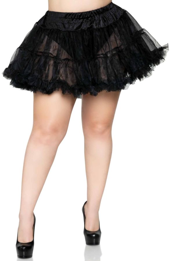 Fluffy Ruffle Petticoat 8990 Black | Nightshade Corsets